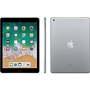 Apple iPad (5thGEneration) Wi-Fi, 128GB - Space Gray (Renewed)