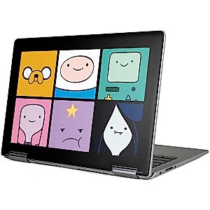 Skinit Decal Laptop Skin Compatible with Yoga 710 14in - Officially Licensed Warner Bros Adventure Time Character Tiles Design