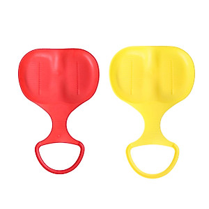 LIOOBO Snow Saucer Children Snow Sled Sand Grass Sled Winter Snow Slider - Random Color Disc Sled