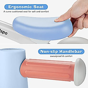 welspo Baby Balance Bikes for 1 Year Old Boys Girls 12-36 Months Kids Cute Toddler First Bicycle Infant Walker Children No Pedal 3 Wheels Mini Bike Riding Toys Best Birthday Gift (Blue)