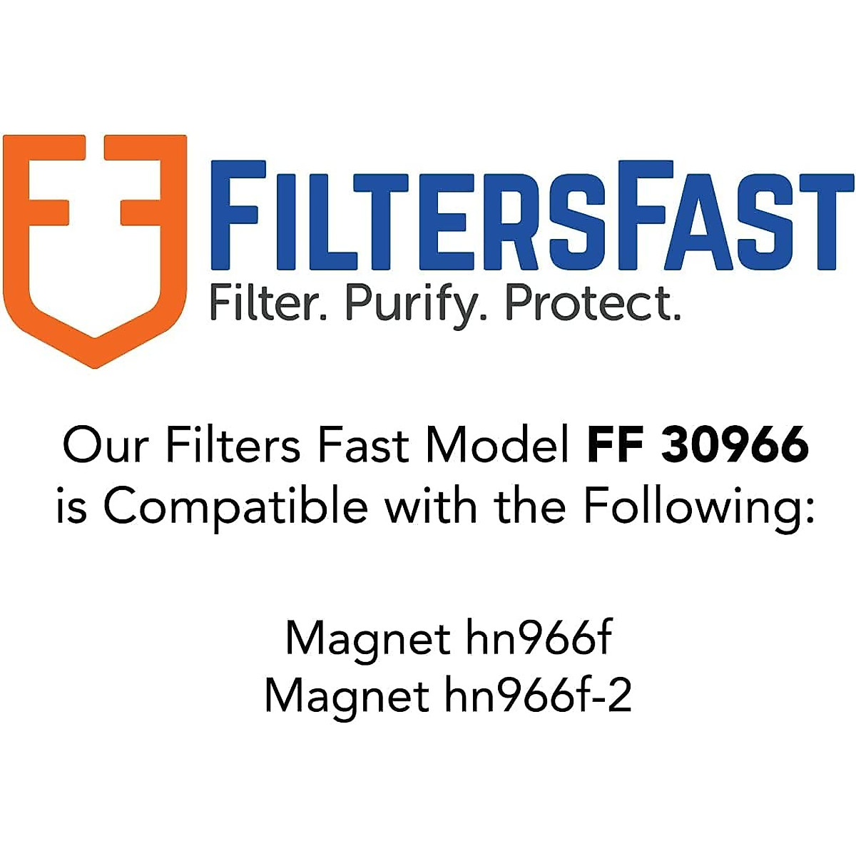Filters Fast FF 30966 Compatible Replacement for Hunter 30966 Air Purifier Filter, Air Cleaner Pre-Filter 6.62x12.375x2.25 inch