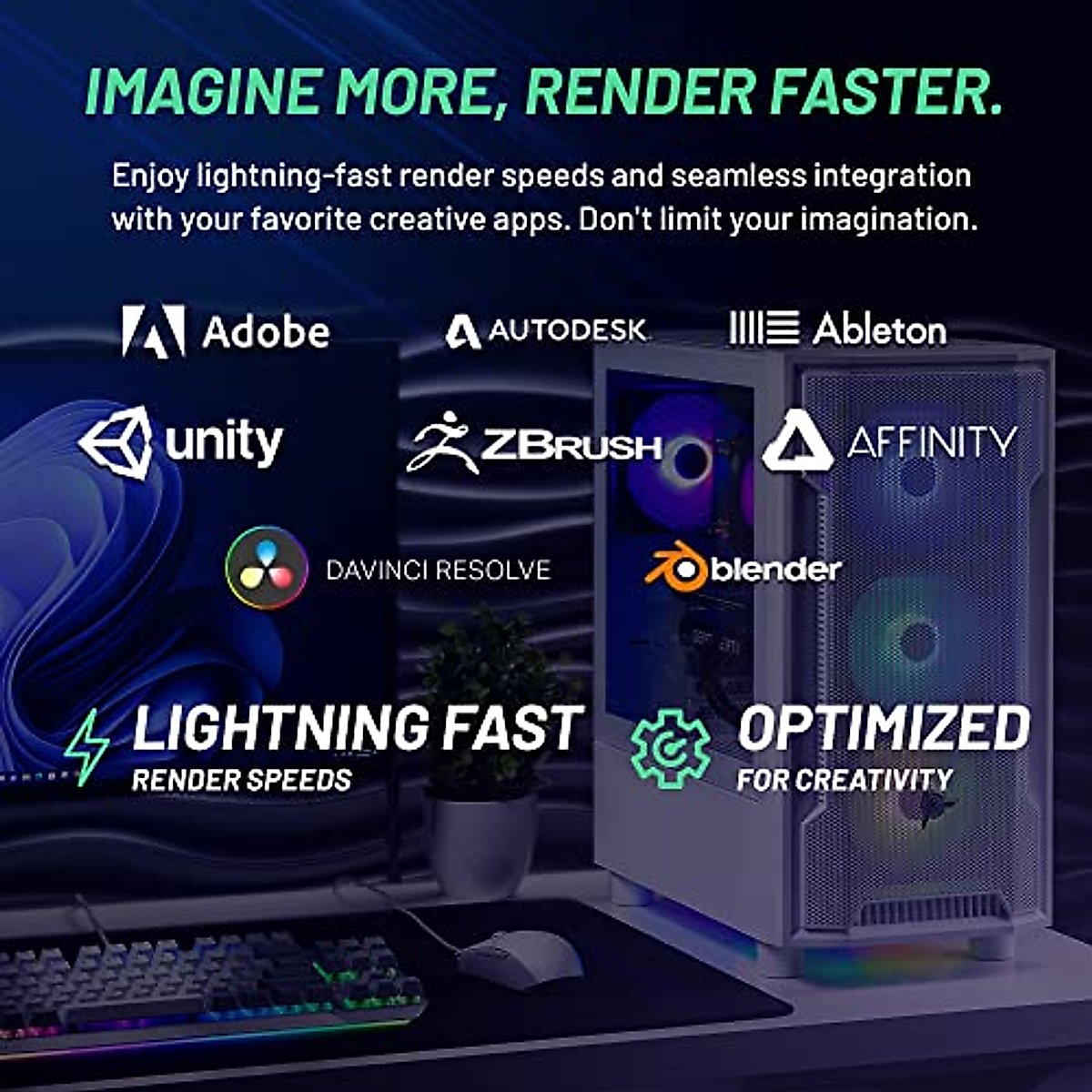 Skytech Gaming Skytech Archangel Gaming PC Desktop – Intel Core i5 12400F 2.5 GHz, NVIDIA RTX 4060 Ti, 1TB NVME SSD, 16GB DDR4 RAM 3200, 650W Gold PSU, 11AC Wi-Fi, Windows 11 Home 64-bit,White