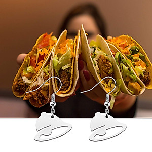 ENSIANTH Food Earrings Food Lover Gift Food Lover Gift (Bell Earrings)