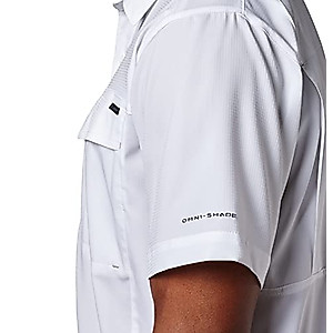 Columbia Men's Silver Ridge Lite Short Sleeve Shirt, White, 5X