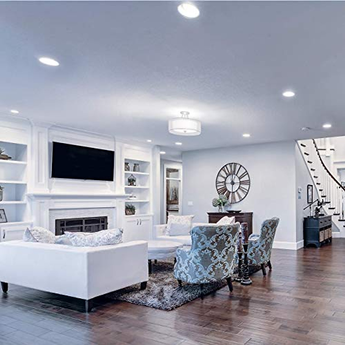 Philips LED Flicker-Free Frosted Dimmable BR30 Light Bulb - EyeComfort Technology - 650 Lumen - Daylight (5000K) - 9W=65W - E26 Base - Basic LED Old Version - Indoor - 12-Pack