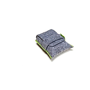 8 Piece Tegu Pocket Pouch Magnetic Wooden Block Set, Tints