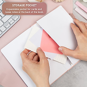 GoGirl Password Book with Alphabetical tabs – Internet Address & Password Keeper Logbook for Password Organization, Journal Notebook for Saving Website Logins. Medium Size 5.3″ x 7.7″, Rose Gold