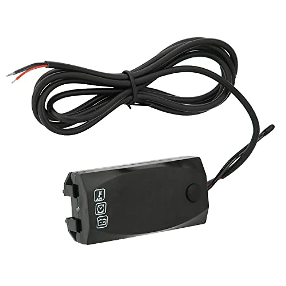 3 in 1 Motorcycle Meter, Motorcycle Voltmeter Motorcycle Thermometer Transparent Acrylic with Installation Accessories for Motorcycle (Blue)