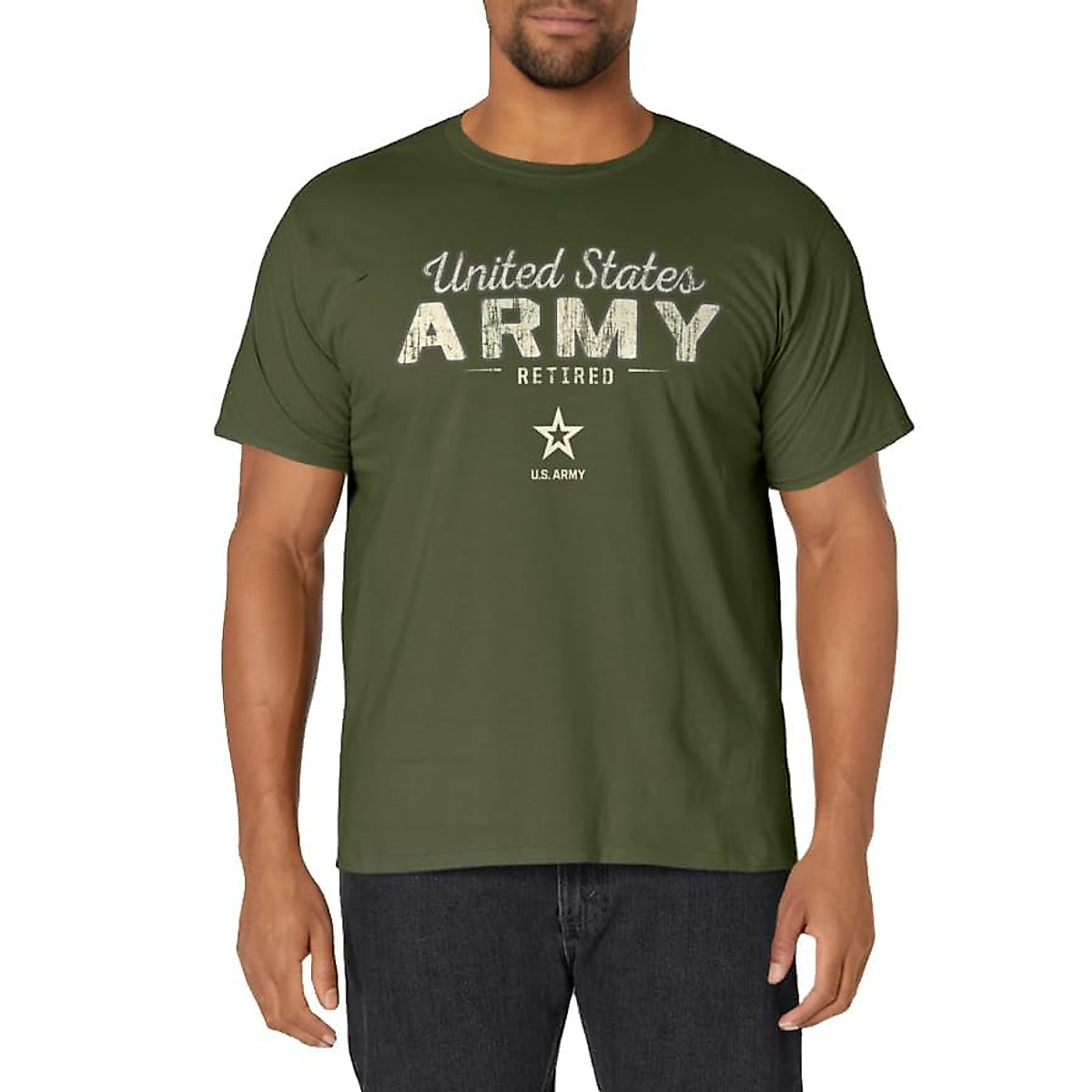 United States Army Military Retired Vintage T-Shirt