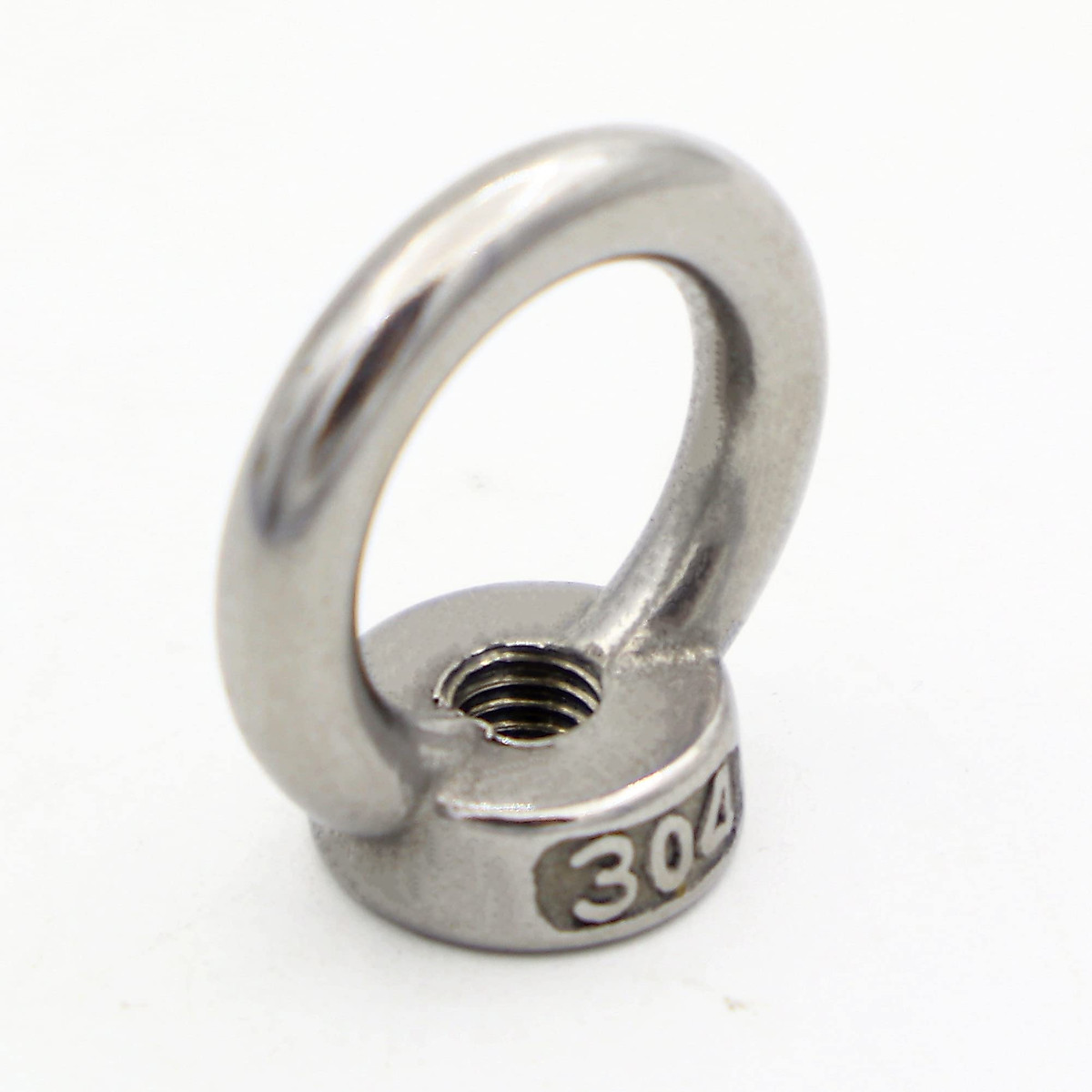 Expansion Eyebolt M6 X 80mm，5pcs Expansion Bolts 304 Stainless Steel Ring Lifting Bolt with Eye Anchor Concrete Heavy Duty Ring Screw Closed Hook Anchor Bolt，Concrete Eye Bolt