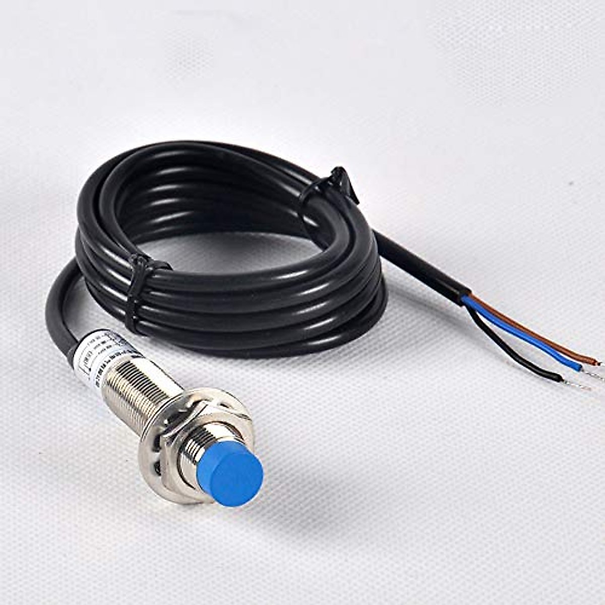 2pcs DC 5V NPN NO M12 4mm Sensor LJ12A3-4-Z/BX Inductive Proximity Sensor Switch for 3D Printer CNC Z Probe auto Bed Leveling
