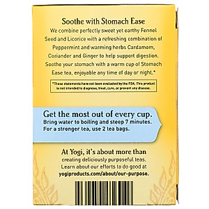 Yogi Tea, Stomach Ease, 16 Count