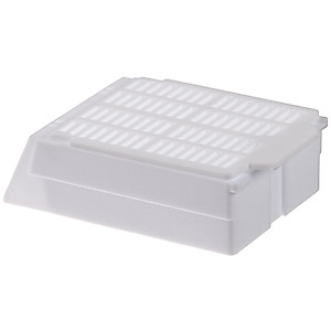 Simport Macrosette M512 Acetal Tissue Processing/Embedding Cassette with Lid, White (Case of 750)
