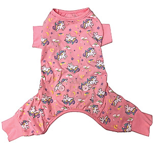Fashion Pet Unicorn PJ's Dog Pajamas Pink Large