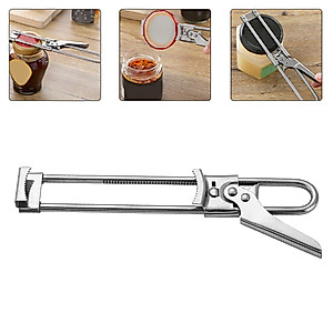 Lambergini Multifunctional Stainless Steel Cap Opener, Master Opener Adjustable Jar & Bottle Opener，Suitable for Seniors, Children, Weak Hands