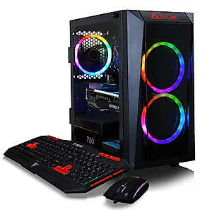 CLX Set VR-Ready Gaming Desktop - Intel Core i7 10700 2.9GHz 8-Core Processor, 16GB DDR4 Memory, GeForce RTX 3060 Ti 8GB GDDR6 Graphics, 240GB SSD, 2TB HDD, WiFi, Windows 11 Home 64-bit, Black