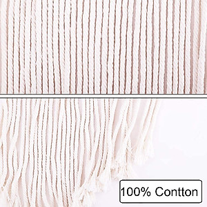 Habbi Macrame Hair Bow Holder Girl Clip Bow Organizer Wall Hanging Decor Hanging Hair Clips Hanger For Baby Girls Room