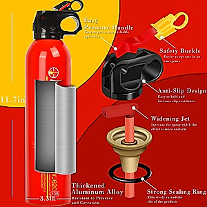 Ougist Fire Blanket and Fire Extinguisher,Suitable for Extinguishing Fires of Solid Materials,Combustible Liquids,Electrically Charged Materials and Edible Oils.