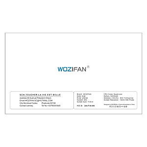 WOZIFAN 15.6 Inch Laptop Computer 6GB DDR4 256GB SSD 1920x1080 IPS Display Win 11 Laptop Celeron J4105 1.5Ghz(Up to 2.5Ghz) 4-Core Processor Notebook 2.4G+5G WiFi BT4.2 Adapter Wireless Mouse-Gray
