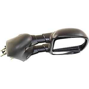 Kool Vue Driver & Passenger Side Power Towing Mirrors for Ford E-350 Super Duty 2002-2008 Without Puddle Lamp Textured