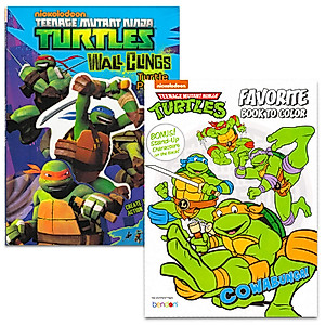 Teenage Mutant Ninja Turtles Coloring and Activity Book Set with Stickers (3 TMNT Coloring and Activity Books, Over 30 Stickers)