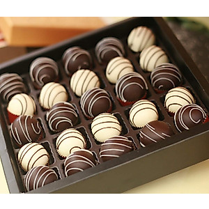 BUSOHA 24 Cavities Semicircle Silicone Molds - Mini Semi Sphere Round Dome Fondant Mold, Bomb Teacake Baking Pan for Cake Decoration, Chocolate Candy Gummy Mousse Jelly Pudding Ice Cube Tray, Set of 2