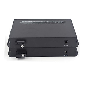 Primeda-telecom Telephone Extenders - 8 Channels PCM Voice Telephone over Fiber Optic up 20Km with 10/100Mbps Ethernet