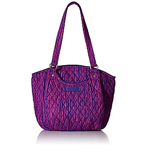 Vera Bradley Women's Glenna Impressionista Stripe Handbag, 12x5x10