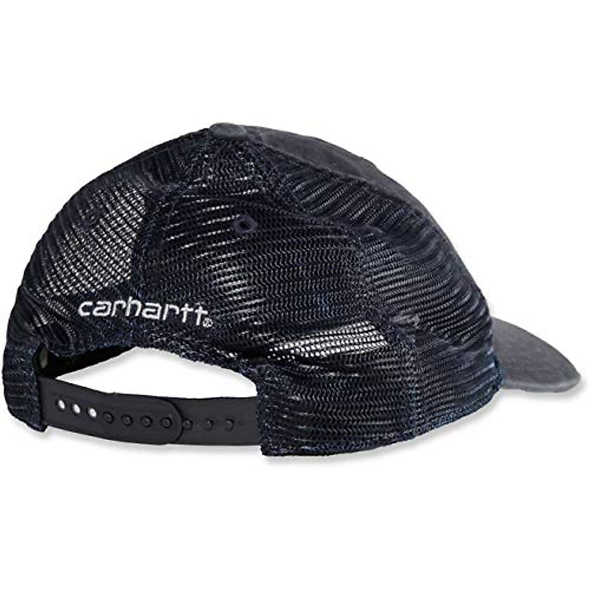 Carhartt Men's Canvas Mesh-Back Cap, Navy, OFA