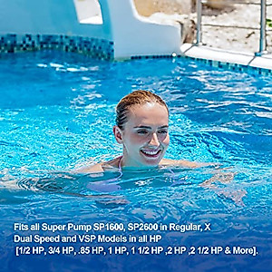 Pool Pump O-Ring Seal Repair Kit for Hayward Super Pump SP2600, 1600, 2600X Kit 3 (1-Pack)