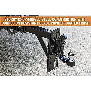 Buyers Products (BH82516) 8-Ton Combination Hitch, 2-5/16 Inch Ball , Black