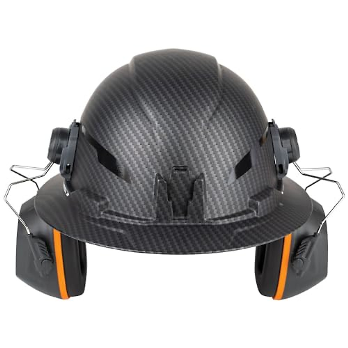 Klein Tools 60502 Earmuffs, Full Brim Hard Hat Attachment, 26dB Noise Protection, for Construction, Manufacturing, Maintenance, Woodworking