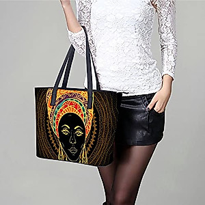 Womens Handbag African Woman Leather Tote Bag Top Handle Satchel Bags For Lady
