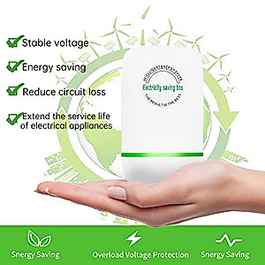 Gbbazu Pro Power Saver, Upgrade Electricity Saving Device Save Electricity Box, Household Smart Power Energy Saver Reduce Electric 30KW, Us Plug 90V-250V, Pro Power Save Device (2 Pack)
