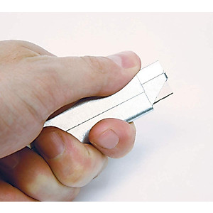 Veltec Standard Box Cutter Retractable Blade Original Utility Knife, for Boxes, Papers, Cardboards, Packages, Tape, Metal Body (Pack of 12)