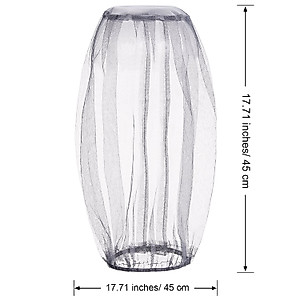 HESTYA 4 Pack Head Net Face Netting Neck Cover Netting Mesh Net for Outdoor Activity (Regular Size, Grey)