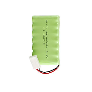 Parts & Accessories 8.4V 2400mah ni-mh Battery Pack AA Battery for Remote Control Electric Toy car Model Boat Truck for Vehicles Security facilitie - (Color: Yellow)
