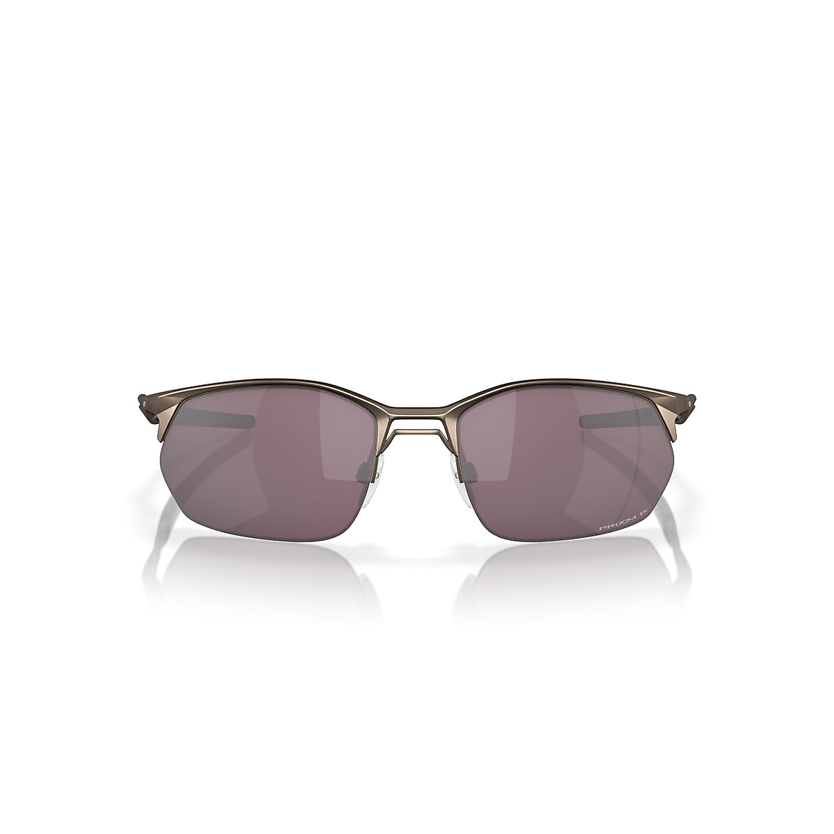 Oakley Men's OO4145 Wire Tap 2.0 Rectangular Sunglasses, Pewter/Prizm Daily Polarized, 60 mm