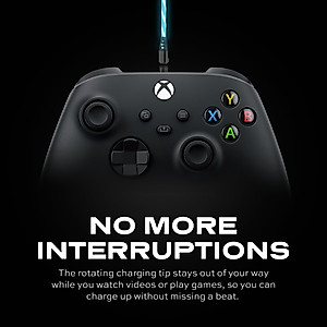 Statik GloBright 360 Magnetic Charging Cable, Light Up Charging Cable, Magnetic USB C Charging Cable, LED Charging Cable, Magnetic Charger Cable, Glowing Light Up Phone Charger Cord 6FT/2M