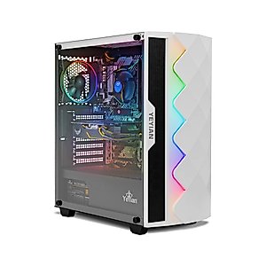 YEYIAN SAI X11 Gaming PC Desktop Computer, Intel i5-11400F 6-Core 2.6GHz, GeForce GTX 1650 4GB GDDR6, 500GB NVMe SSD, 8GB DDR4 3200MHz, 3 ARGB Fans, Windows 11 Home 64-bit, WiFi 5, BT 5.0, 650W PSU