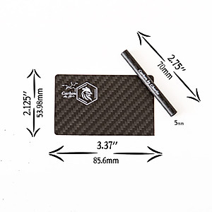 Heated Party XL Carbon fiber Cutting Plate + Carbon Card and Short Straw Gift USA Unisex (3 Cards & Straws Pink Print)