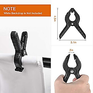 Yesker Photo Video Studio 10ft Adjustable Backdrop Stand, Background Support System Kit with Carry Bag for Photography Studio Parties Wedding