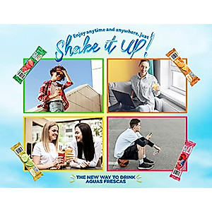 Klass Aguas Frescas, Variety Pack, Sugar Free Drink Mix, Fruit Variety Packets, On-The-Go! Powdered Drink Mix (44 Count Powder Stick Packs) 5 Calories Per Packet- Shake it up! The new way to drink Aguas Frescas.