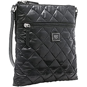 DKNY womens Everyday Multipurpose Handbag Crossbody, Blk/Black, One Size US