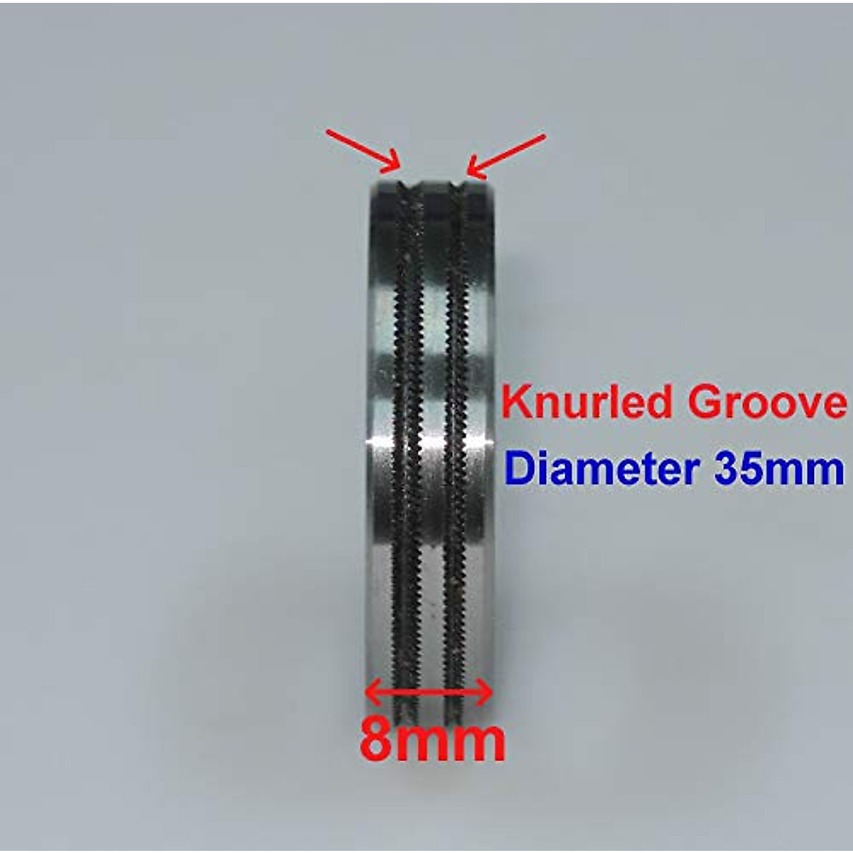 CHNsalescom European Style Mig Welder Wire Feed Drive Roller Roll Parts OD35mm ID25mm WI8mm (K-Groove .035"-.045" )