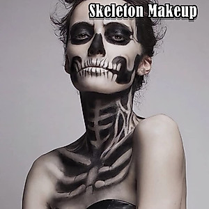 3 PCS Clown Makeup Eye Black Stick Black Face Paint Lipstick, Cream Blendable Body Paint Sticks Professional SFX Halloween Cosplay Costume Makeup,Eye Black Softball Baseball Football Sports Face Paint