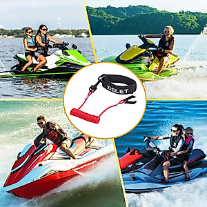 Xislet Lanyard Switch Compatible with Yamaha Jet Ski Waverunner VX Cruiser FX Engine Safety Stop Tether Replace EW2-68348-00-00 Aftermarket 6K8-82556-00-00