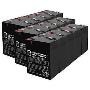 Mighty Max Battery ML4-6 - 6V 4.5AH Lithonia ELB06042 SLA Replacement Battery - 15 Pack
