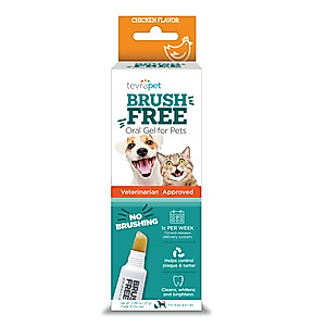 Tevra Pet Brush Free Oral Gel for Pets