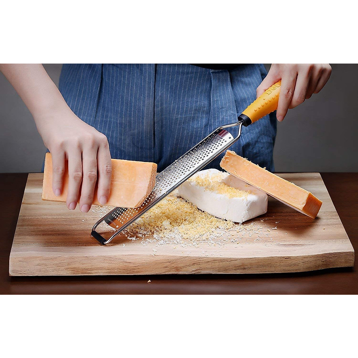 Deiss PRO Zester & Grater and Digital Meat Thermometer - Non-Slip Comfortable Handles - Amazing Tools for Making Delicious Dishes - 2 Item Bundle